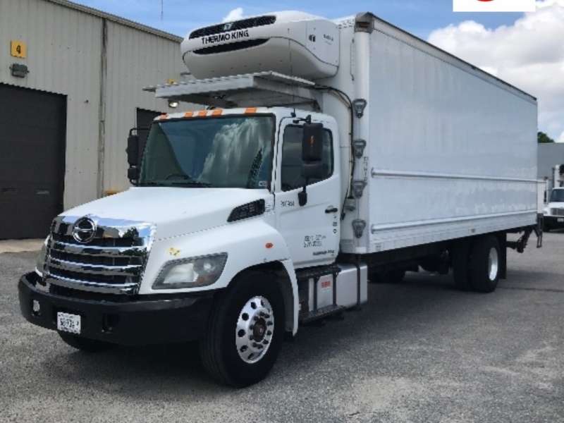 2018 HINO 338 + THERMO KING REEFER + 26 FOOT BOX + POWER TAILGATE + GVW ...